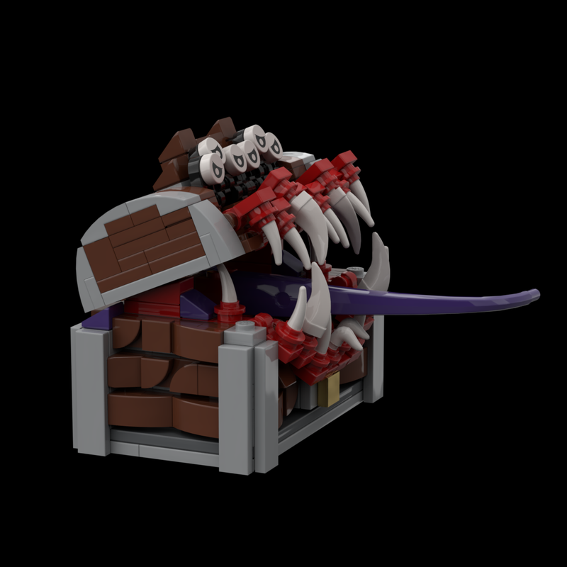 LEGO MOC Mimic Chest Monster by Check_out_my_bricks | Rebrickable ...