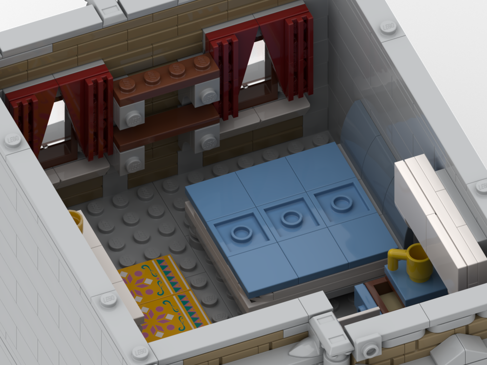 Lego Moc New York City Apartments By Huebre Rebrickable Build With Lego