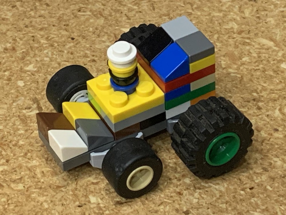 LEGO MOC Pulling Tractor by TurboRatRods | Rebrickable - Build with LEGO