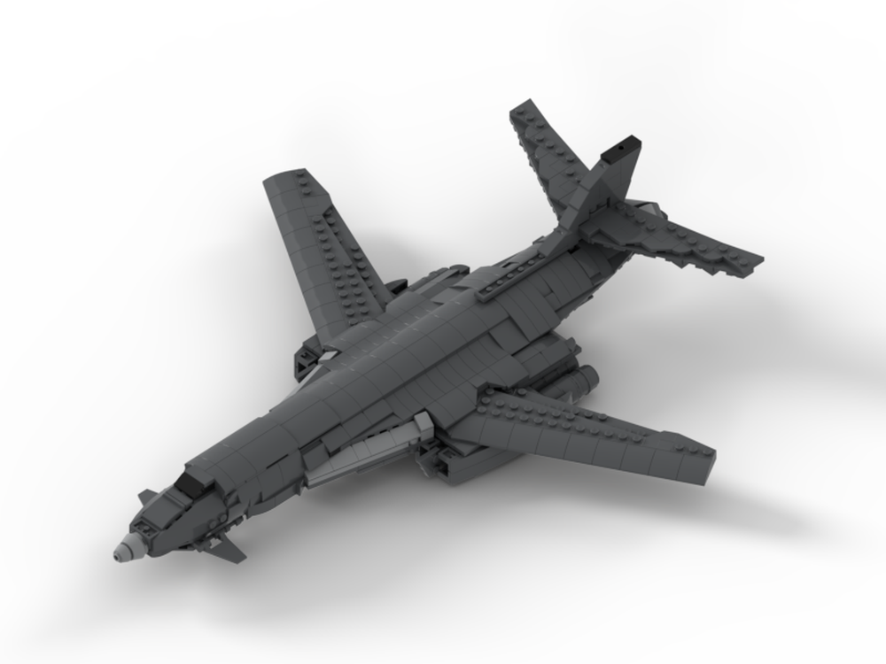LEGO MOC B1 Lancer bomber by ryangc_productions | Rebrickable - Build ...
