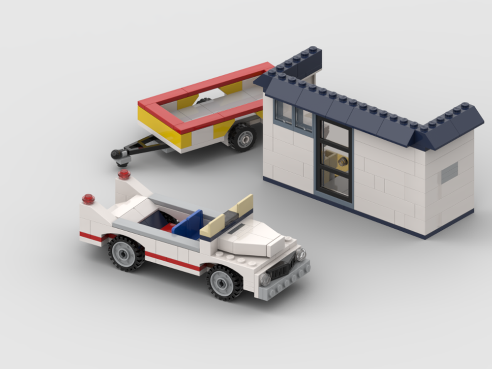 LEGO MOC vintage convertable by EBbuilds | Rebrickable - Build with LEGO