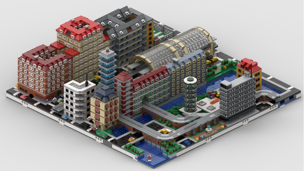 Lego Moc Micropolis Collection 3 16 Nice Fitting Modules By Leo G