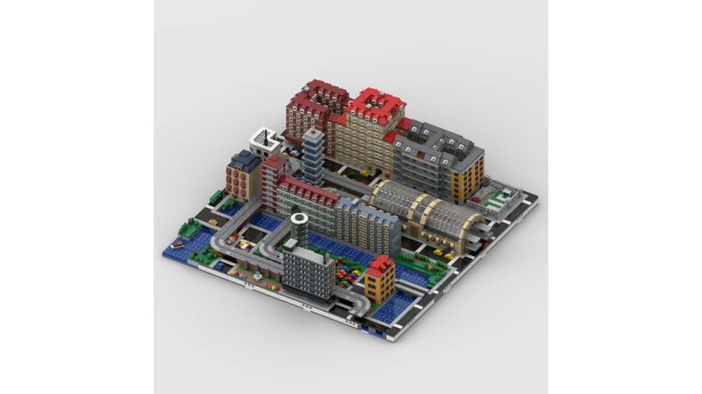 Lego Moc Micropolis Collection 3 16 Nice Fitting Modules By Leo G