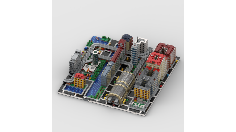Lego Moc Micropolis Collection 3 16 Nice Fitting Modules By Leo G