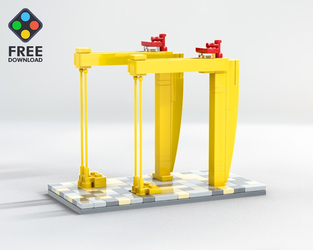 LEGO MOC Harland & Wolff, Samson and Goliath Cranes - Belfast, Northern ...