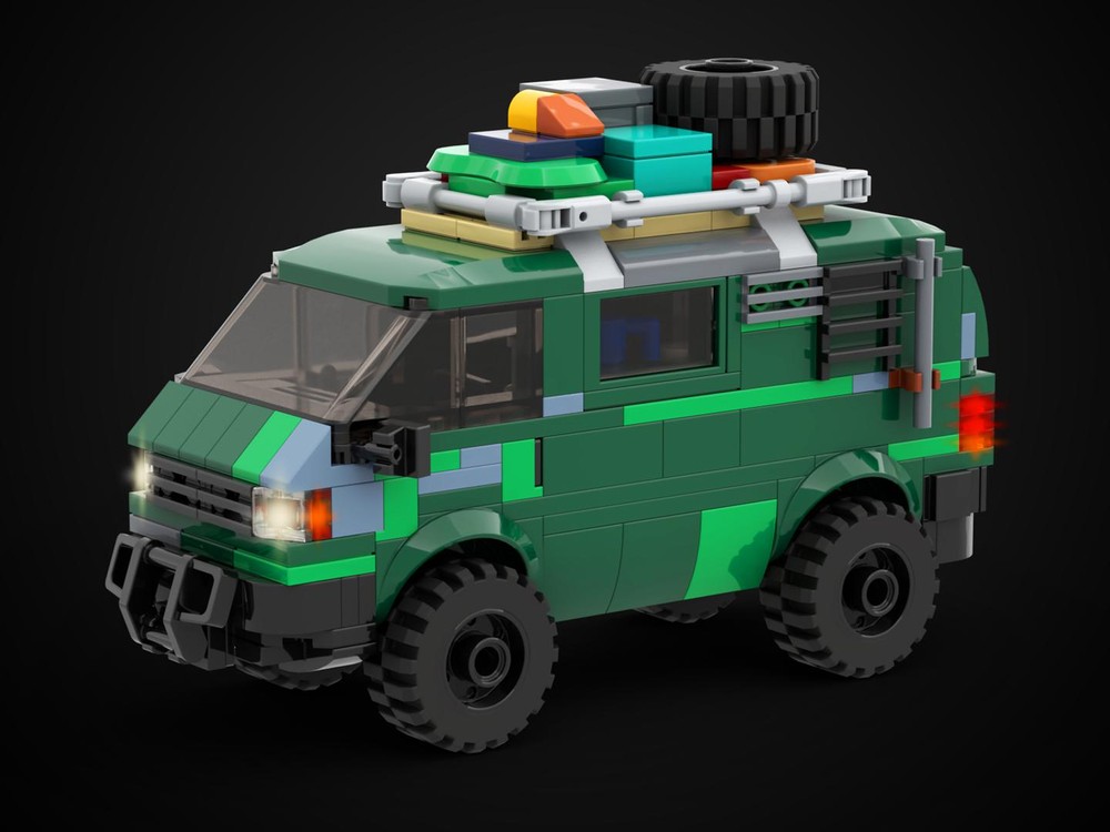 LEGO MOC VW T4 Offroad Camper by PriBri | Rebrickable - Build with LEGO