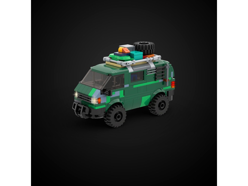 Lego Moc Vw T4 Offroad Camper By Pribri Rebrickable Build With Lego