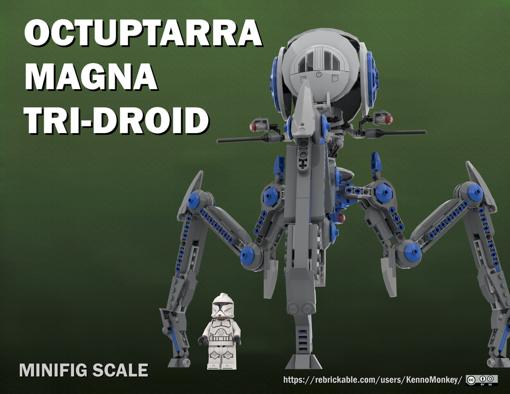 LEGO MOC Octuptarra Magna Tri-Droid by KennoMonkey | Rebrickable ...