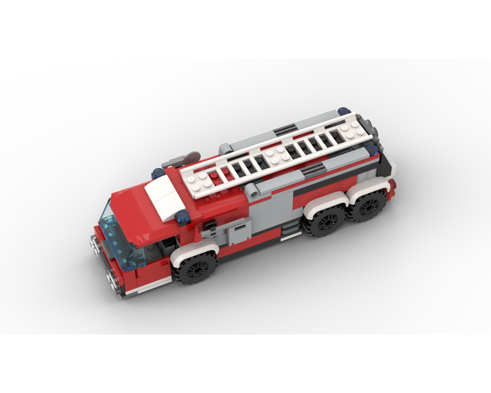 Lego Moc Fire Truck Lego 60374 Alternate Build 4 By N2brick