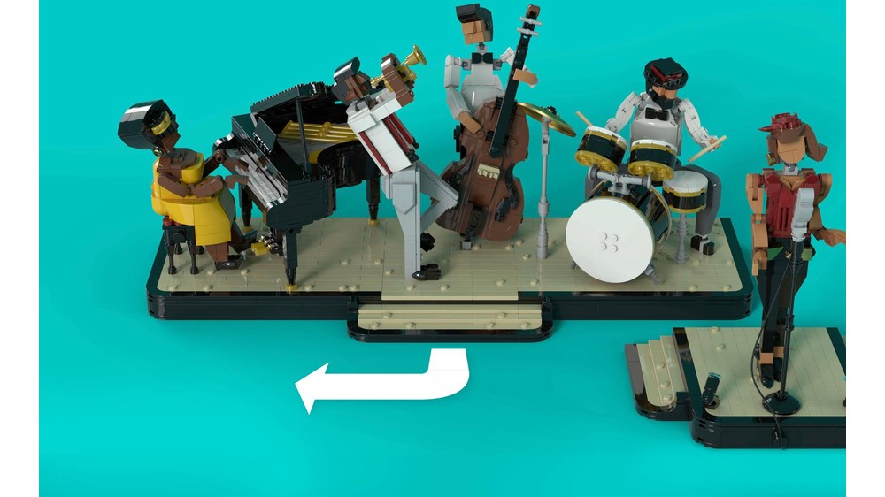 LEGO MOC Jazz Singer by Blockhead72 | Rebrickable - Build with LEGO