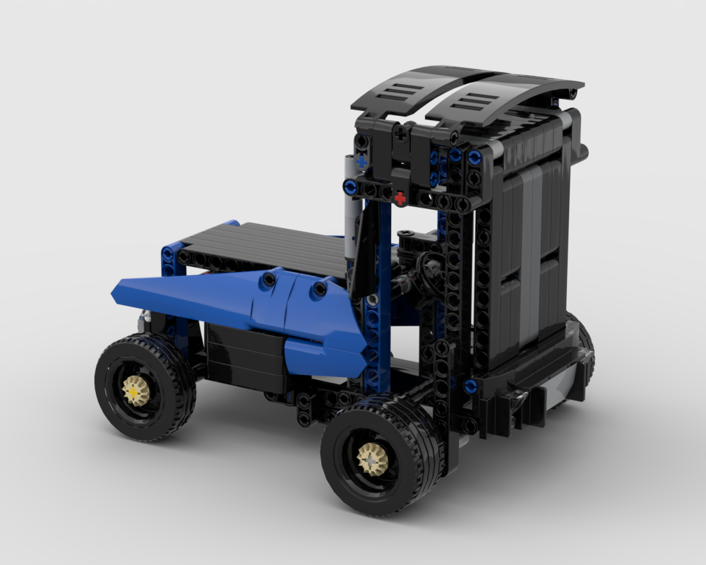 Lego Moc Tractor 42123 Alternative By Alexgam Rebrickable Build