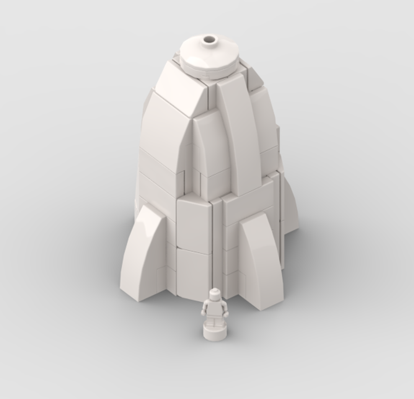 LEGO MOC Spacex Dragon Capsule (1:110 scale) by Legoguy380 ...