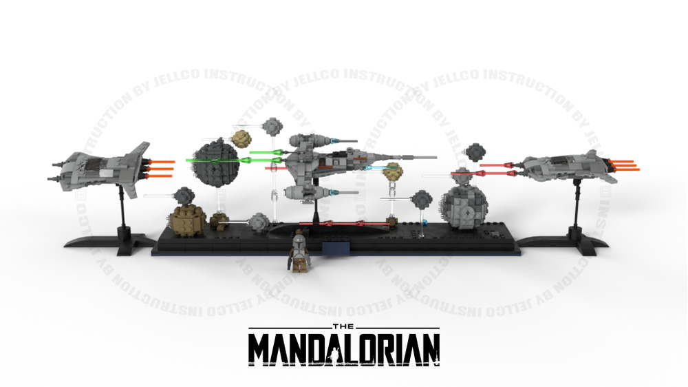Lego Moc Micro Diorama Mandalorian Season 3 Episode 1 Pirate By