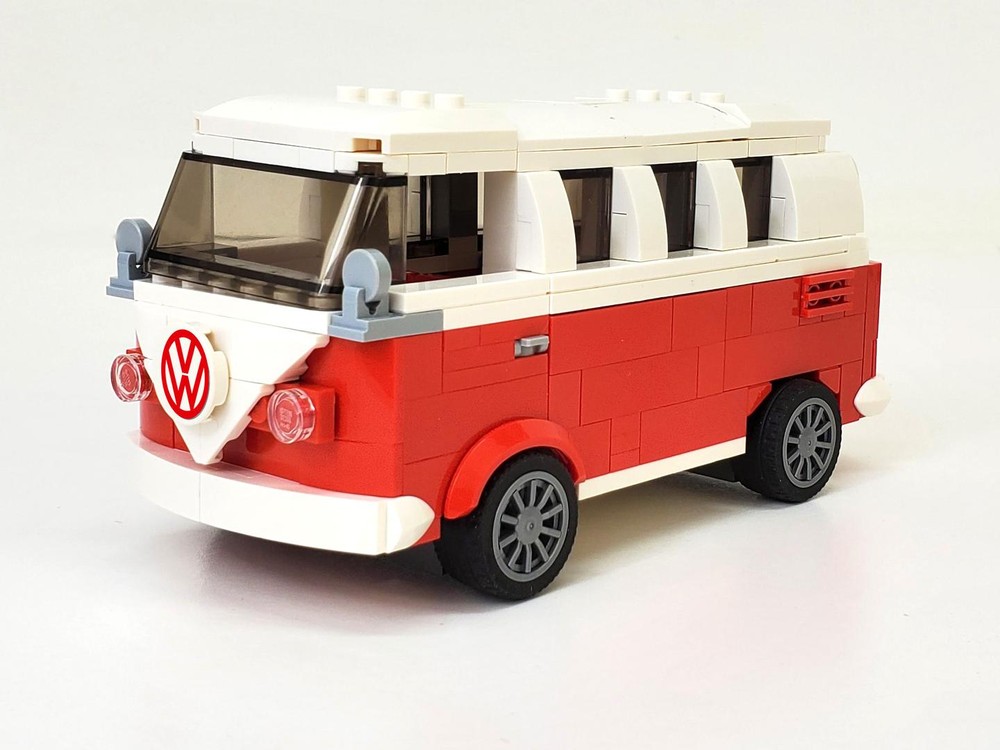 Lego Moc Volkswagen T1 Bus By Braydl Rebrickable Build With Lego