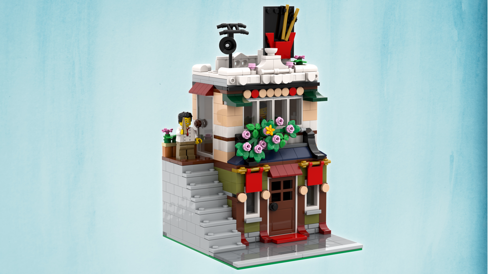 Lego Moc Noodle Shop 31131 Modular Modification By Juliabuilds