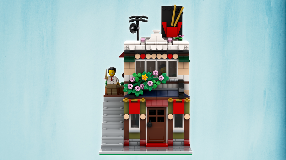 Lego Moc Noodle Shop 31131 Modular Modification By Juliabuilds