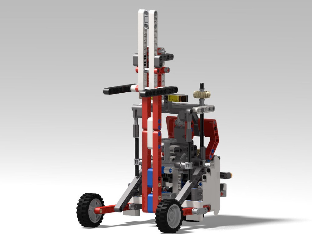 Lego Moc Fork Lift By Redshark2222 Rebrickable Build With Lego