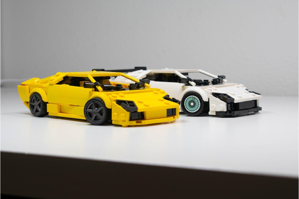 Lego Moc Lamborghini Murcielago By Mcgwerks Rebrickable Build With Lego