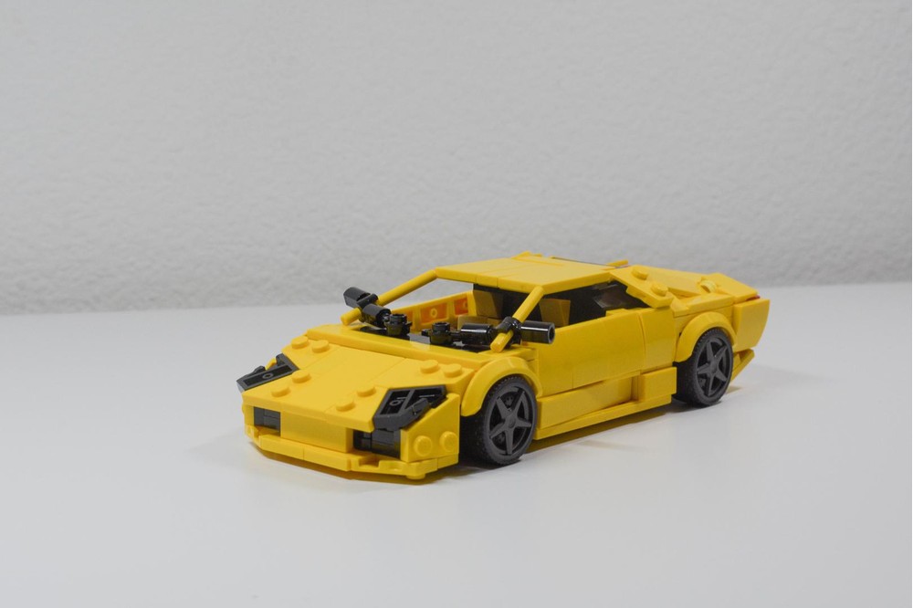 Lego Moc Lamborghini Murcielago By Mcgwerks Rebrickable Build With Lego