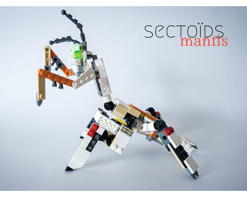 Lego Moc Alternate Sectoids Mantis By Lifepath Rebrickable Build