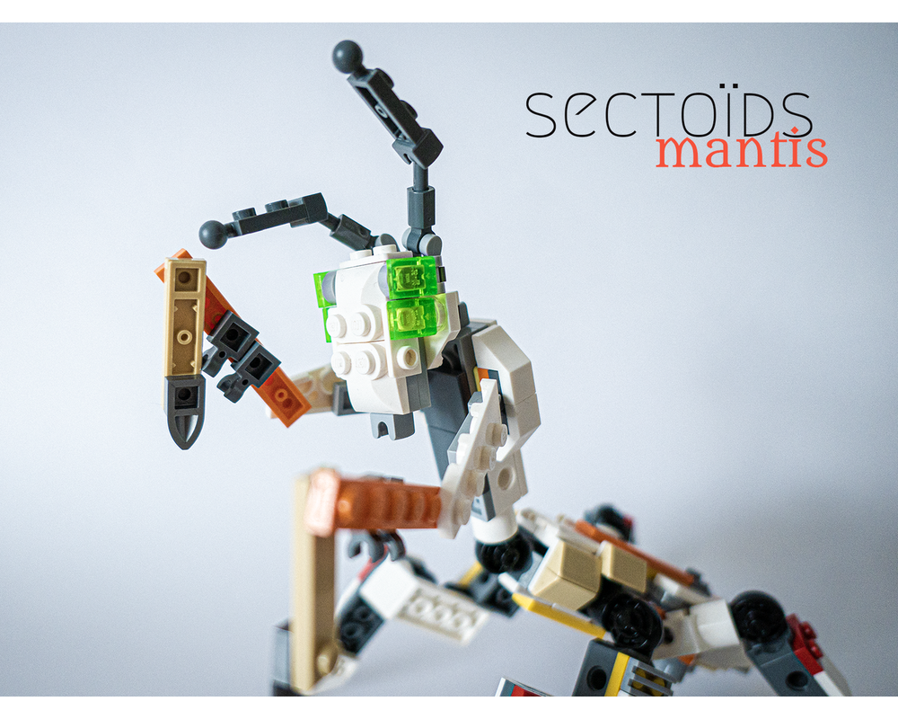 Lego Moc Alternate Sectoids Mantis By Lifepath Rebrickable Build