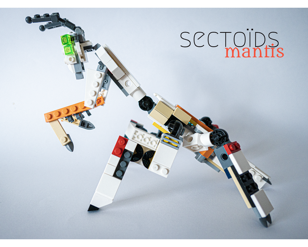Lego Moc Alternate Sectoids Mantis By Lifepath Rebrickable Build