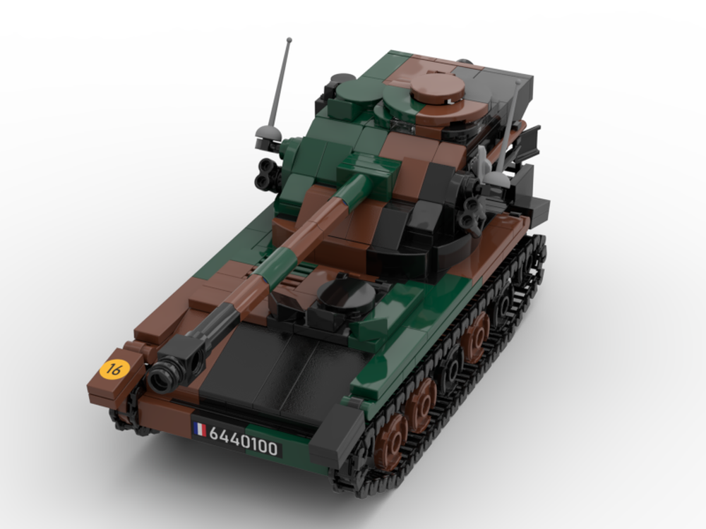 Lego Moc Amx 1390 Light Tank By Gunsofbrickston Rebrickable Build