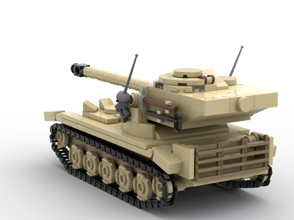 Lego Moc Amx 1390 Light Tank By Gunsofbrickston Rebrickable Build