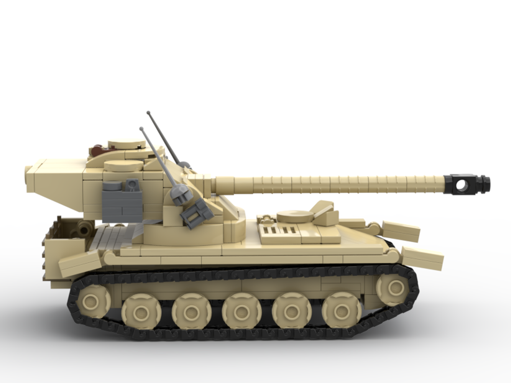 Lego Moc Amx 1390 Light Tank By Gunsofbrickston Rebrickable Build