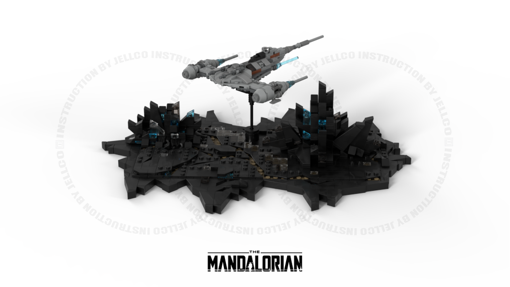 LEGO MOC Micro Dioram : The planet Mandalore after purge by jellco ...