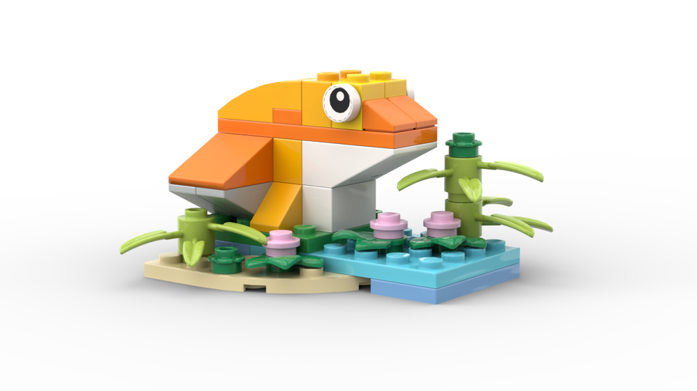 LEGO MOC 11011 Frog by Lenarex | Rebrickable - Build with LEGO