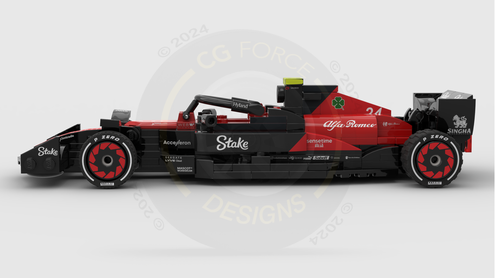 Lego Moc F1 Alfa Romeo C43 By Cgforcedesigns Rebrickable Build With