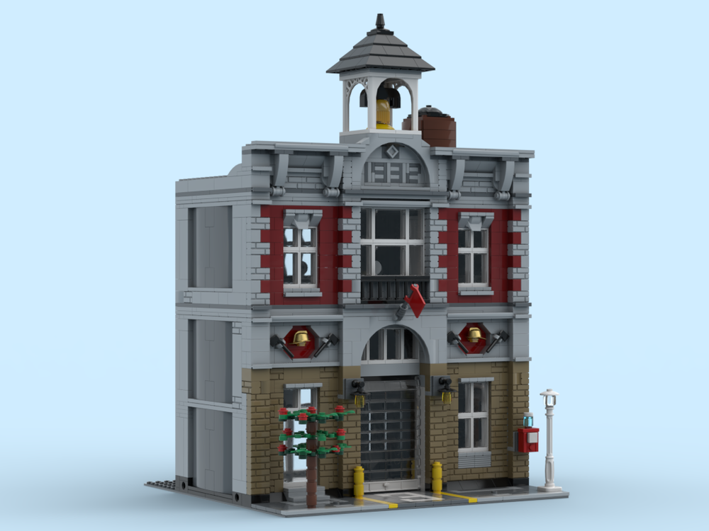 LEGO MOC Renovated Fire Brigade by Brick Artisan | Rebrickable - Build ...