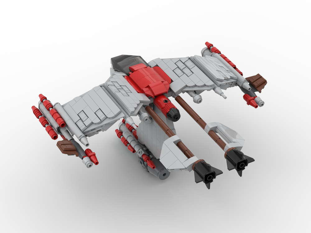 Lego Moc Terran Wraith By Magureanpaul Rebrickable Build With Lego