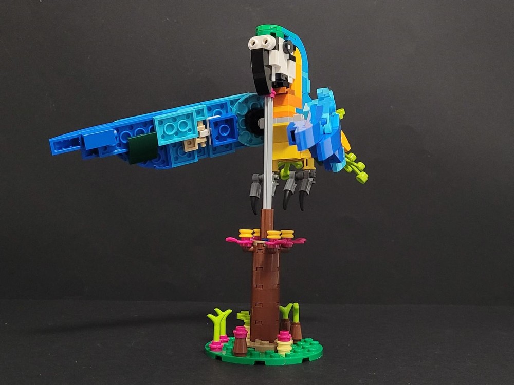 LEGO MOC 31136 Balancing parrot by jemunoz0 | Rebrickable - Build with LEGO
