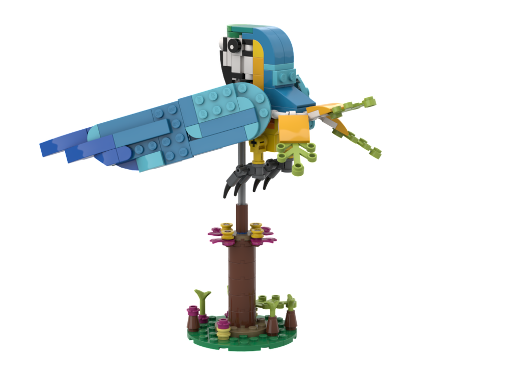 LEGO MOC 31136 Balancing parrot by jemunoz0 | Rebrickable - Build with LEGO