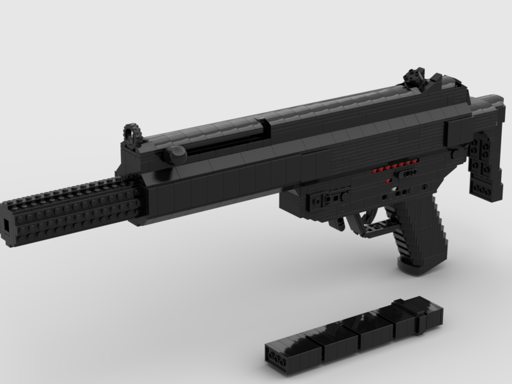 LEGO MOC MP5SD v2 by TSP_Guns | Rebrickable - Build with LEGO