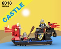 LEGO Set 6018-1 Battle Dragon (1990 Castle > Black Knights ...