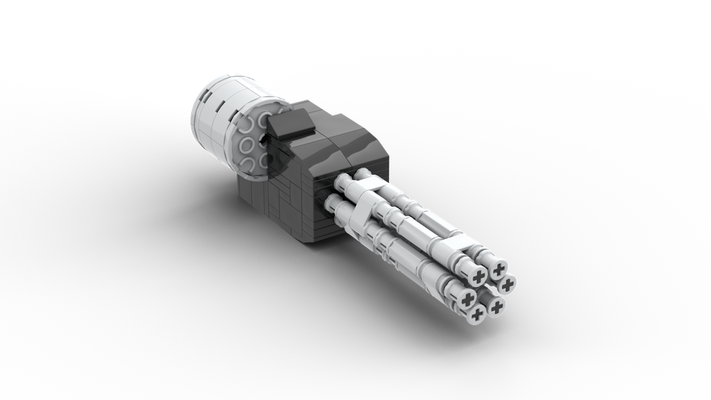 LEGO MOC Multi-barrelled Gun 5 by cmiddleton | Rebrickable - Build with ...