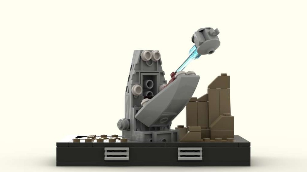 LEGO MOC Escape the space slug diorama by elite64 | Rebrickable - Build ...