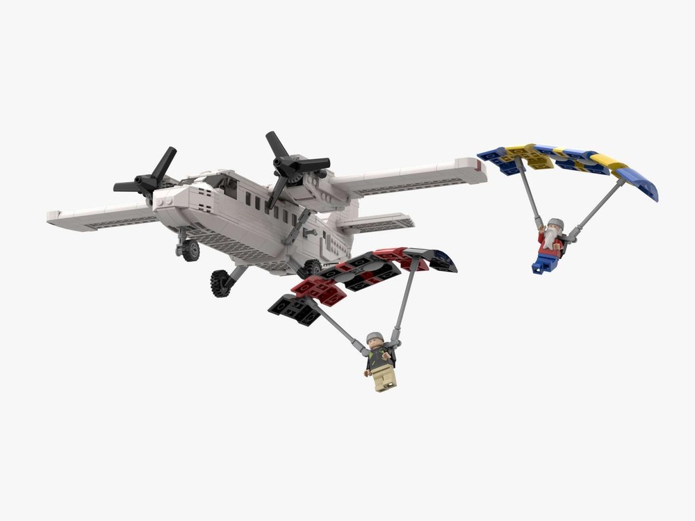 LEGO MOC DHC-6 Twin Otter (with Skydivers) by Maxis69 | Rebrickable ...