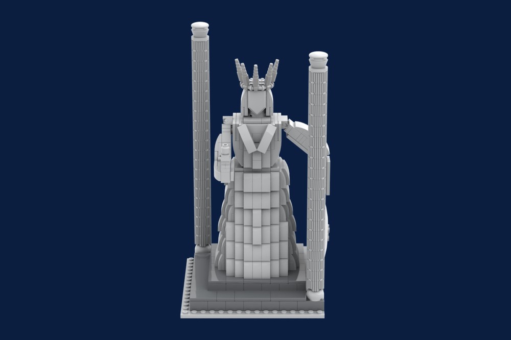 LEGO MOC statue of athena saint seiya by coricide666 | Rebrickable ...