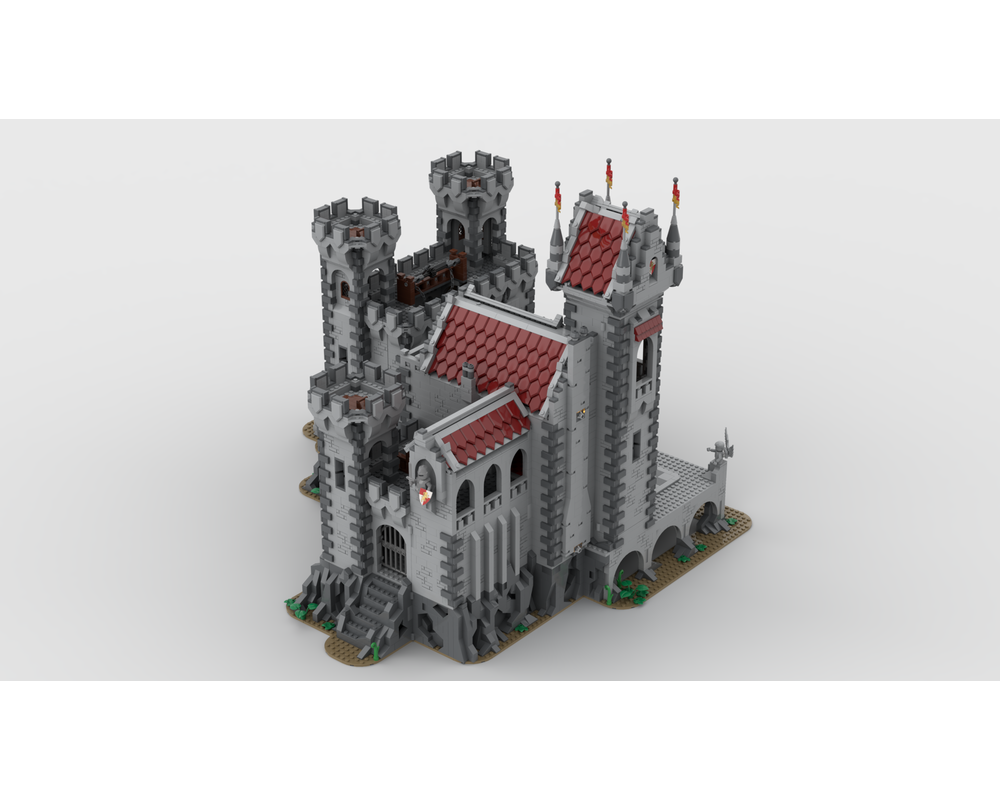LEGO MOC Red Lions Castle II by sir_wesley86 | Rebrickable - Build with ...