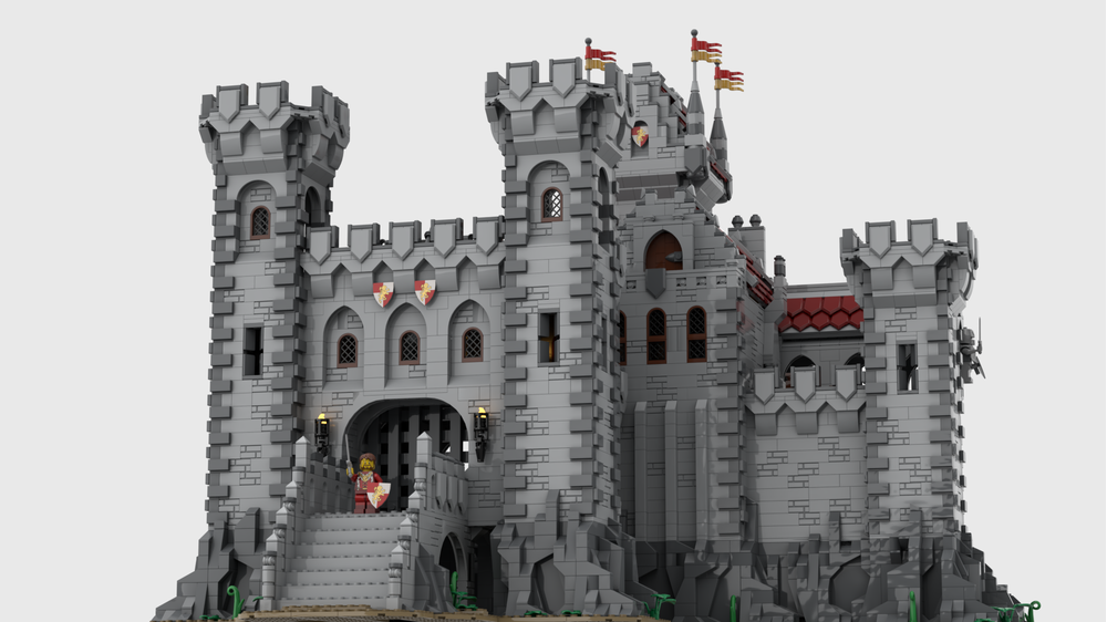 LEGO MOC-143001 Red Lions Castle II by sir_wesley86 | Rebrickable ...