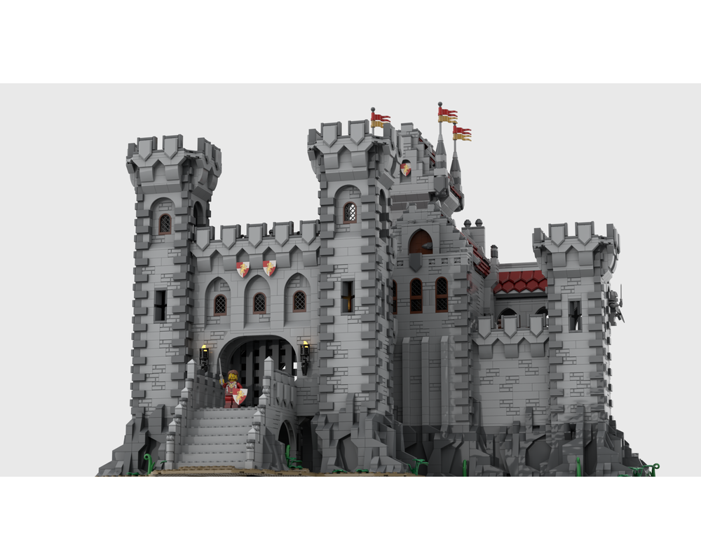 LEGO MOC Red Lions Castle II by sir_wesley86 | Rebrickable - Build with ...
