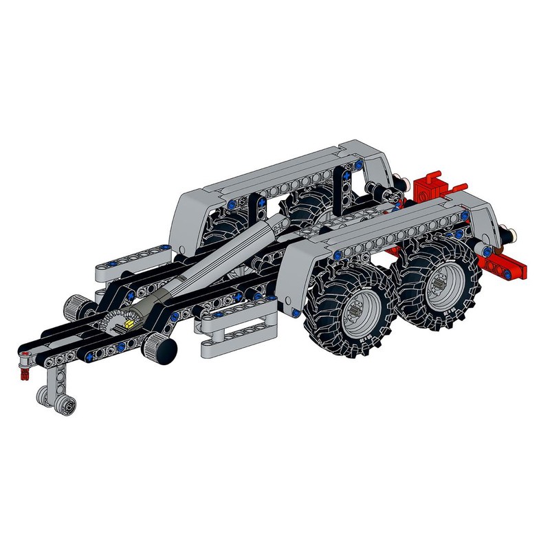 LEGO MOC Tractor trailer chassies by ultra32 | Rebrickable - Build with ...