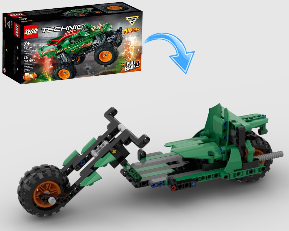 LEGO MOC Chopper 42149 Alternative. by ErikGS | Rebrickable - Build with LEGO