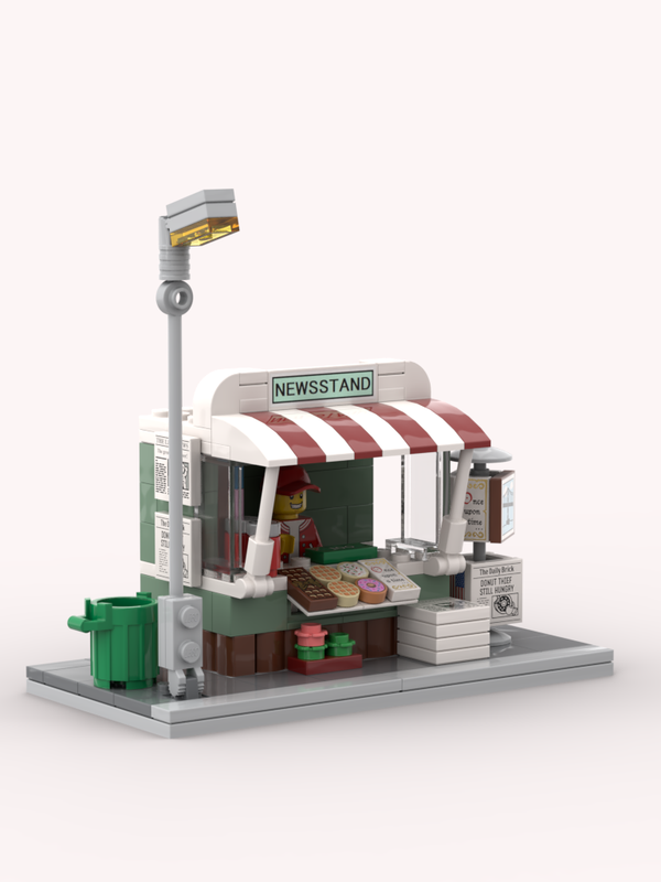 LEGO MOC Newsstand by MolsB | Rebrickable - Build with LEGO