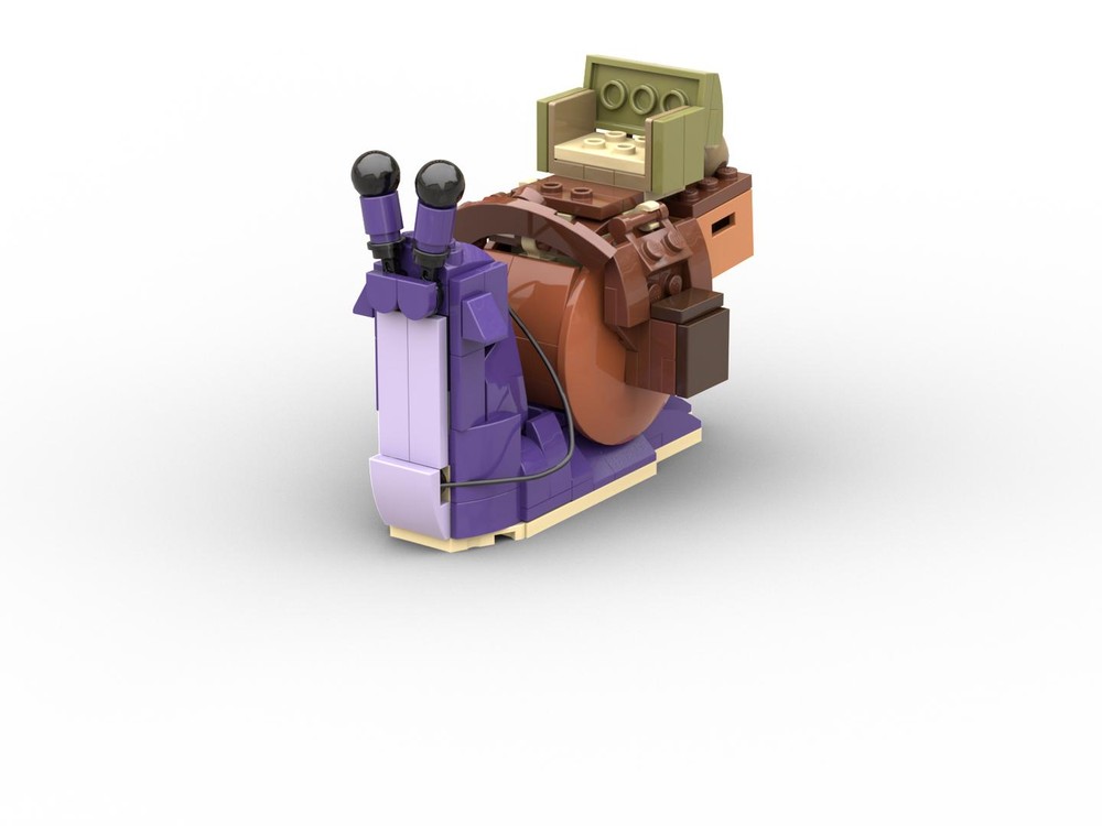 LEGO MOC Bessie the snail by moptoptrev | Rebrickable - Build with LEGO