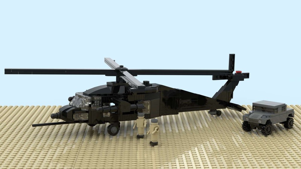LEGO MOC MH-60 Black Hawk by williweb | Rebrickable - Build with LEGO